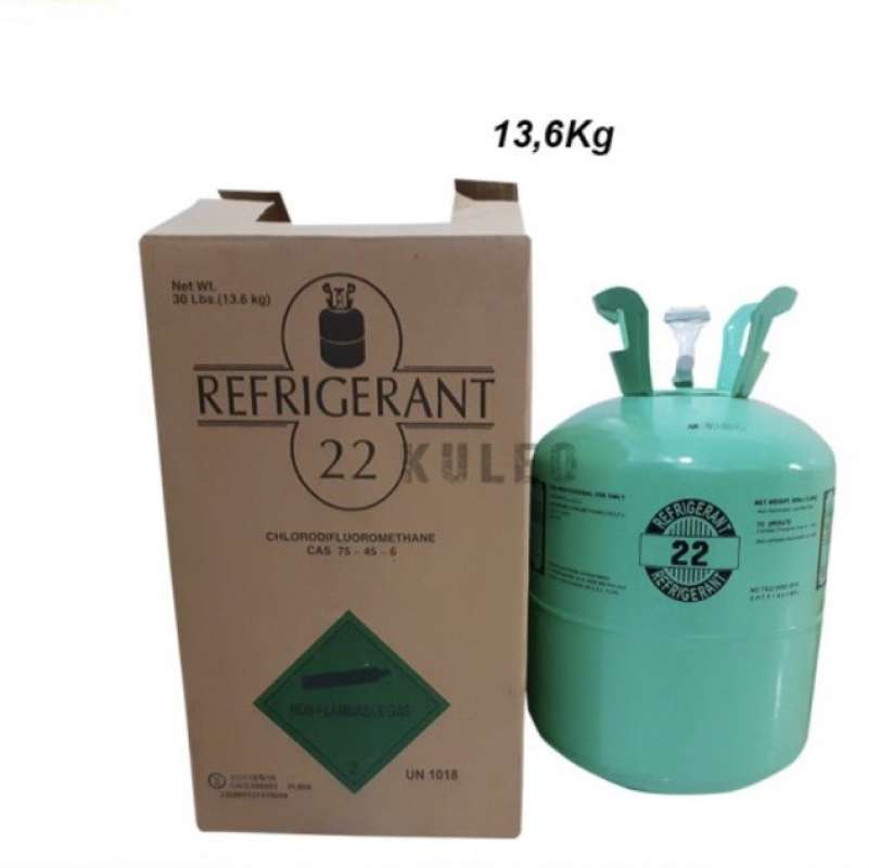 Promo Freon Ac R22 Refrigerant 13,6 Kg Original / Freon R 22 Asli ...