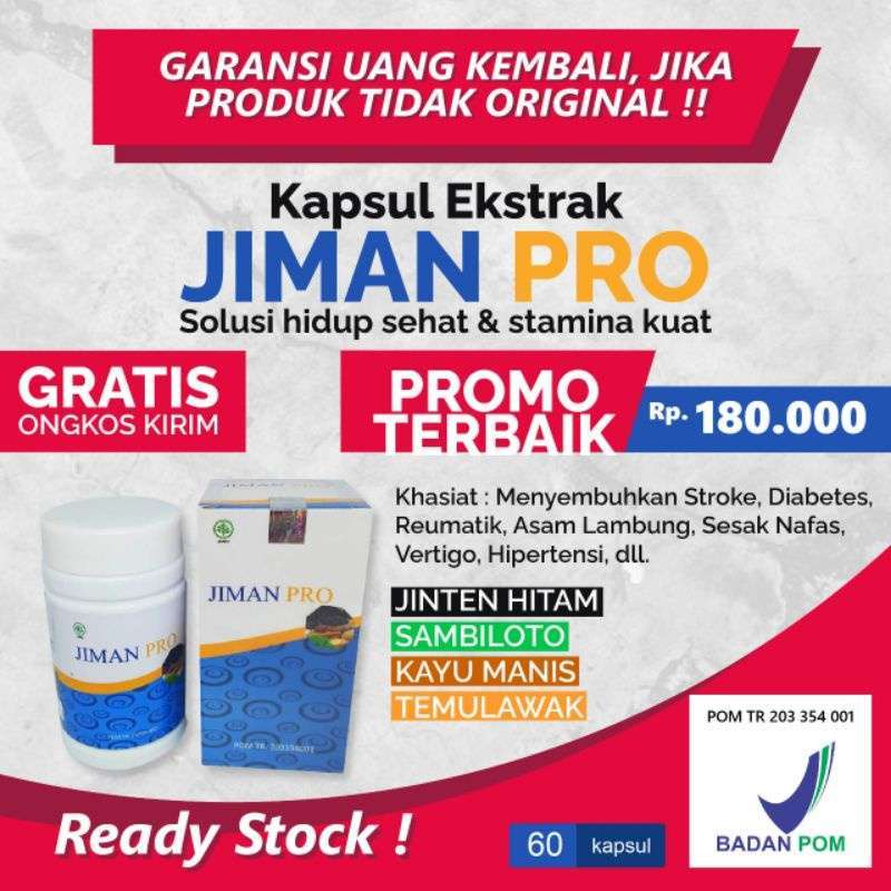 Jual Obat Herbal Kapsul Jiman Pro Asli Original Jamu Ziman Tetes ...