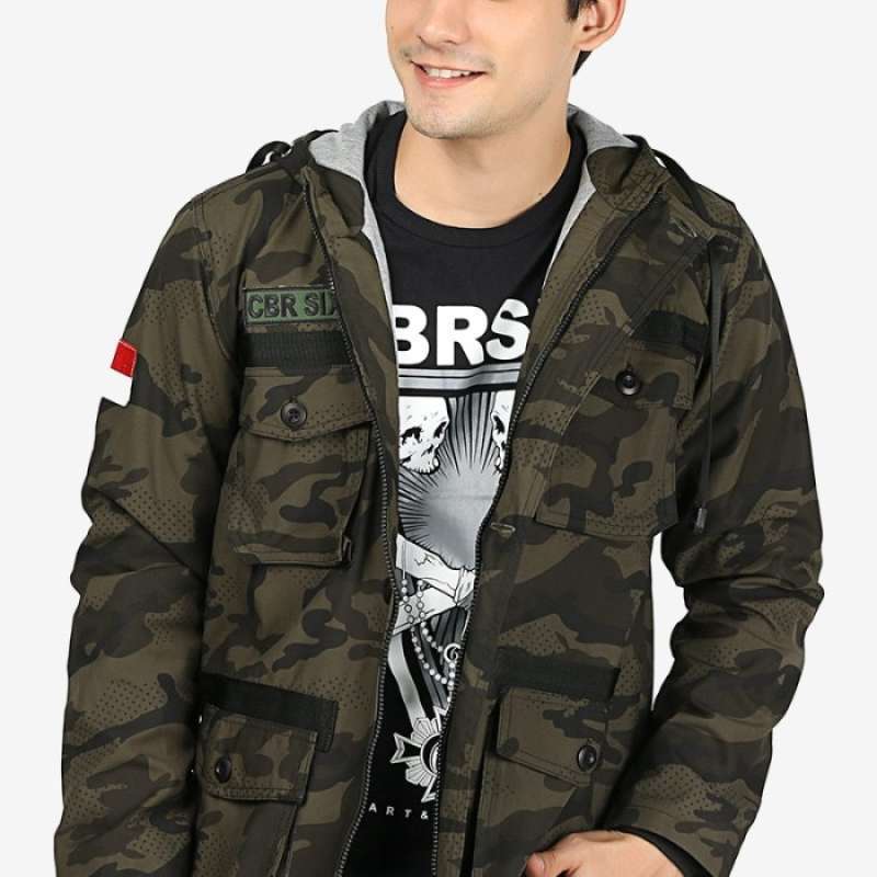 Promo Jaket Loreng Army Pria High Quality Tni Tentara Abri Garansi