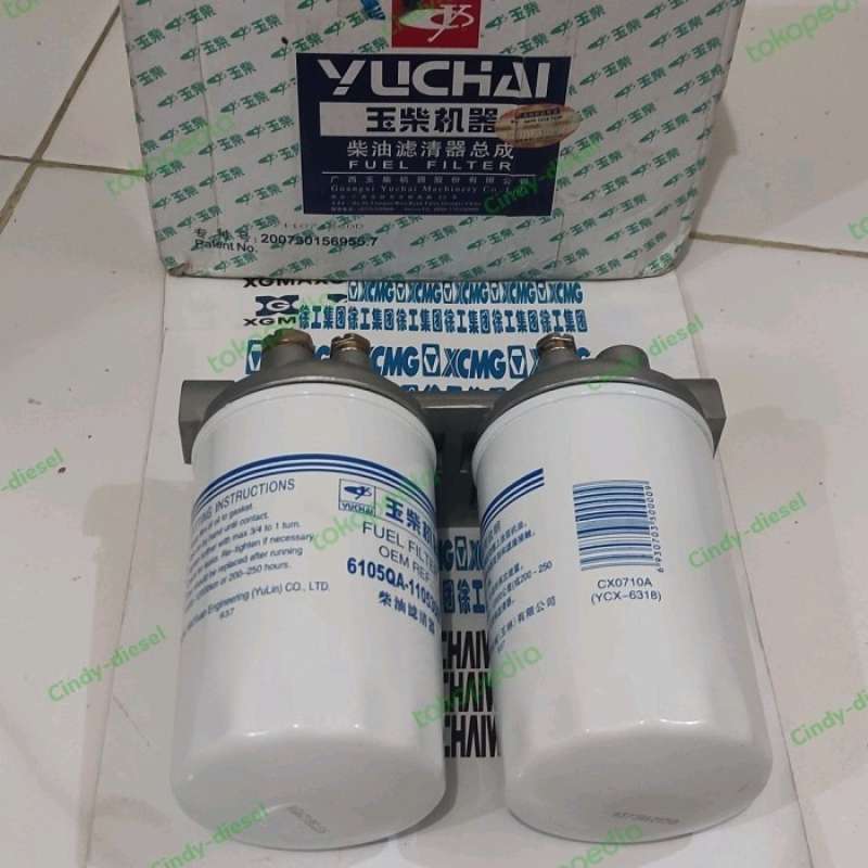 Promo Fuel Filter Assy Xcmg Lw300kn Engine Yuchai Diskon 23% Di Seller ...