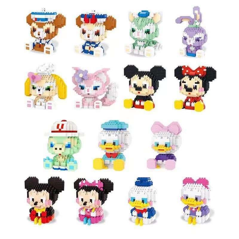 Promo Mainan Balok Susun Disney Kartun Mainan Anak Edukasi 3d Puzzle ...