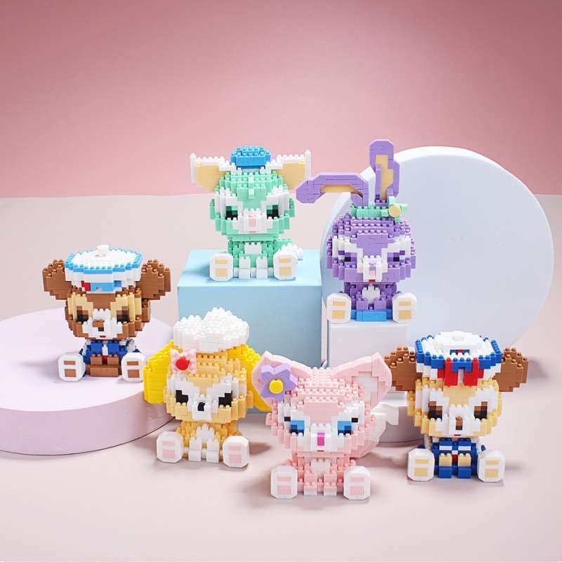 Promo Mainan Balok Susun Disney Kartun Mainan Anak Edukasi 3d Puzzle ...