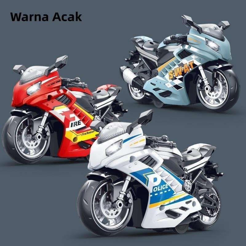 Promo 【duffy Toys】kendaraan Simulasi Kota/balap Sepeda Motor Srt ...