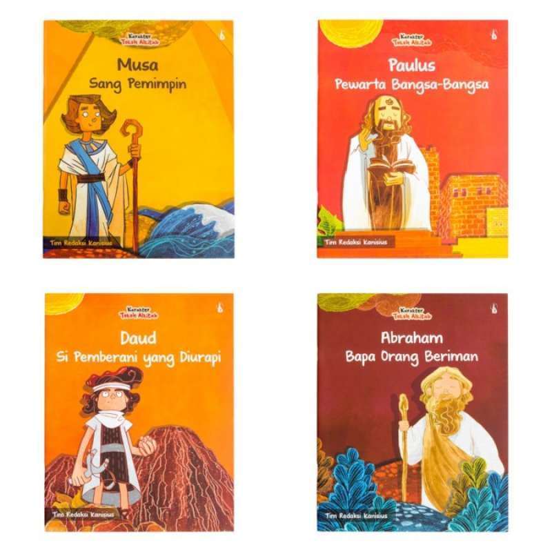 Promo Buku Anak Tokoh Alkitab - Buku Cerita Rohani Musa ,paulus,daud ...
