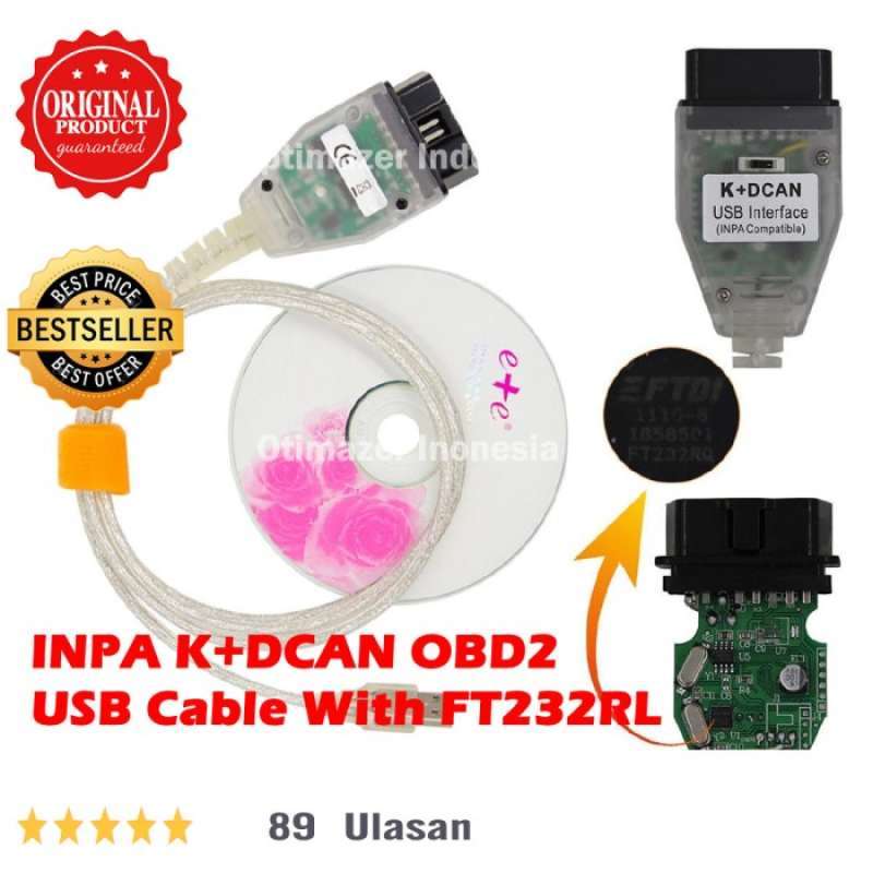 Promo Kabel Diagnostic Full Obd2 Usb Interface Bmw Inpa Ediabas K Dcan Diskon 23% Di Seller ...