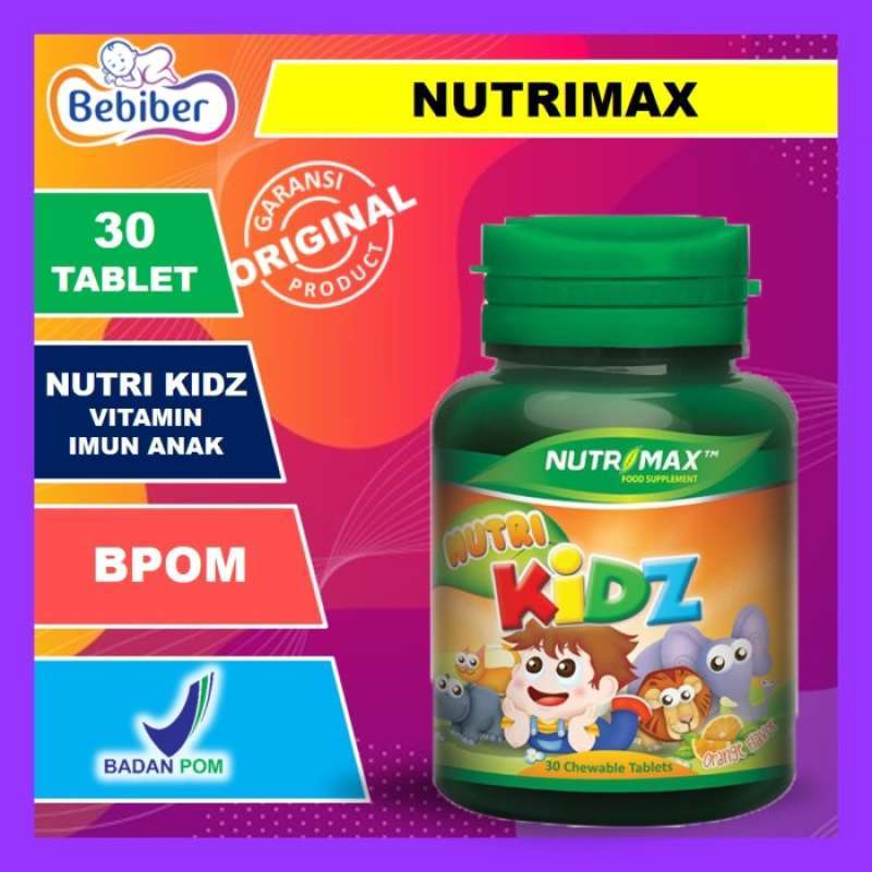 Promo Nutrimax Nutri Kidz 30s / Nutrimax Vitamin C+ Nutrikidz / Bebiber ...