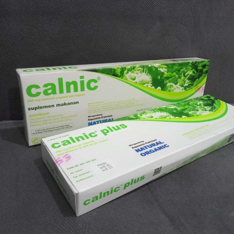 Promo Calnic Dan Calnic Plus Suplemen Calcium Organik Di Diskon 33% Di ...