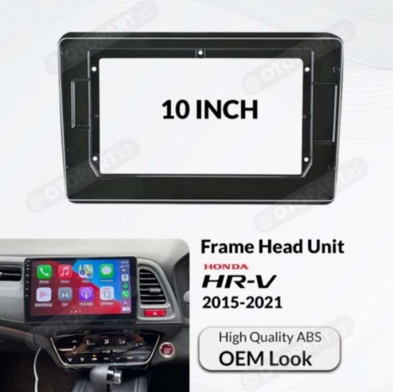 Promo Frame Head Unit Double Din Android Honda Hrv 10â€ Inch 2015-2021 ...