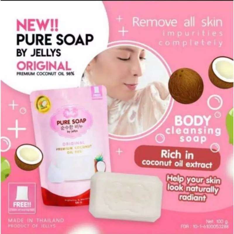Jual Pure Soap By Jellys / Jelly Soap Original Premium Covonut New ...