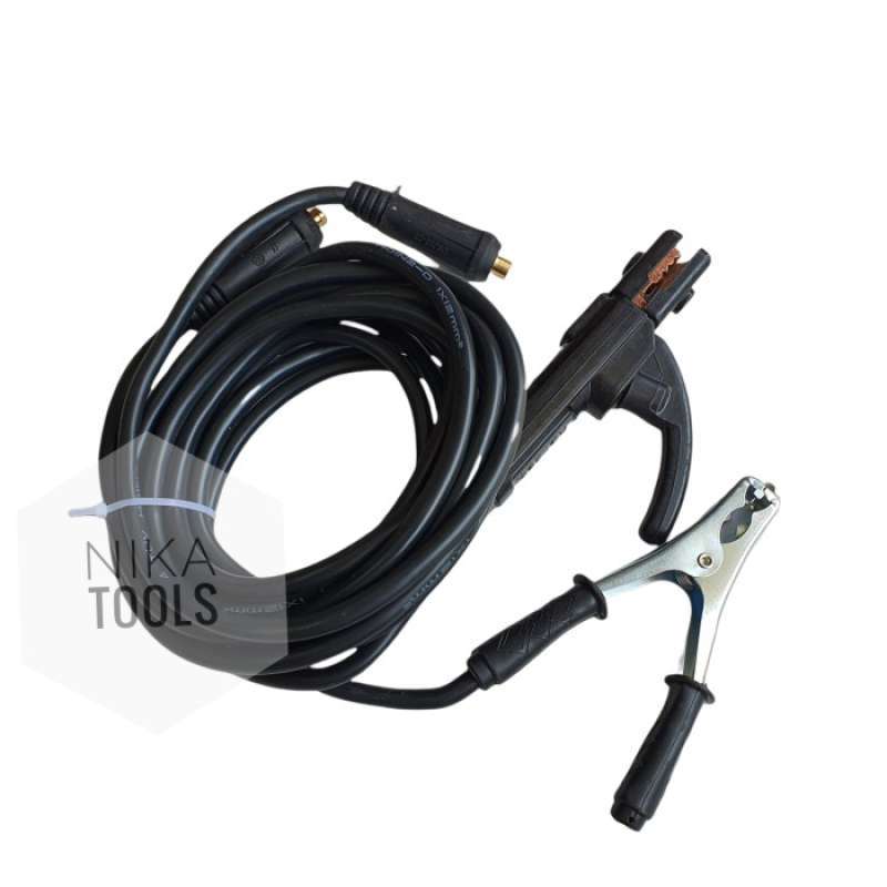 Promo Tang Las Set Stang Las Set Massa Kabel Arc Diskon 23% Di Seller ...
