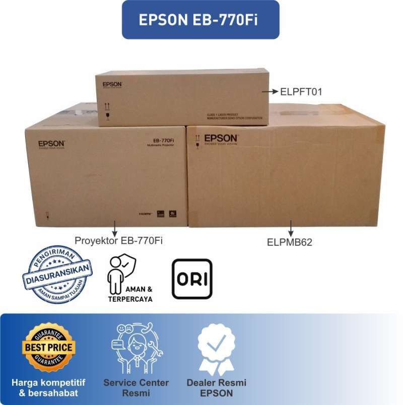 Jual Proyektor Laser Epson Eb-770fi Eb770fi 770fi Full Hd 4100 Lumens ...