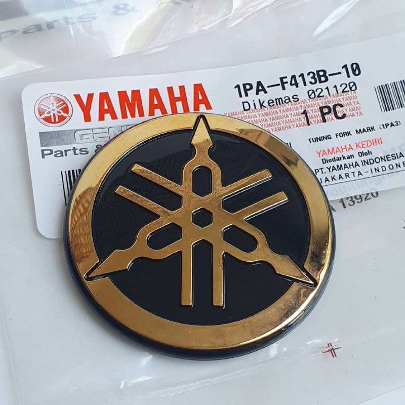 Jual Emblem Tangki Gold Vixion Nvl / 1pa-f413b-10 (harga Satuan) Di ...
