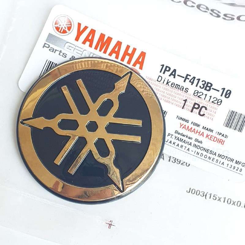 Jual Emblem Tangki Gold Vixion Nvl / 1pa-f413b-10 (harga Satuan) Di ...