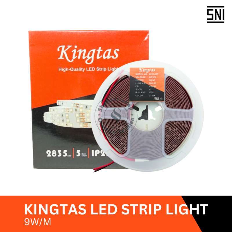 Jual Kingtas Led Strip 2835 5m 60l Lampu Led Pita - 6500k Putih Di ...