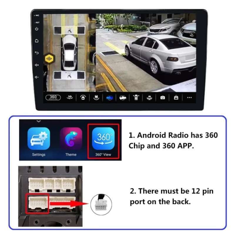 Promo Camera 360 3d Birdview Mobil For Headunit Android,kamera Birdwiew ...