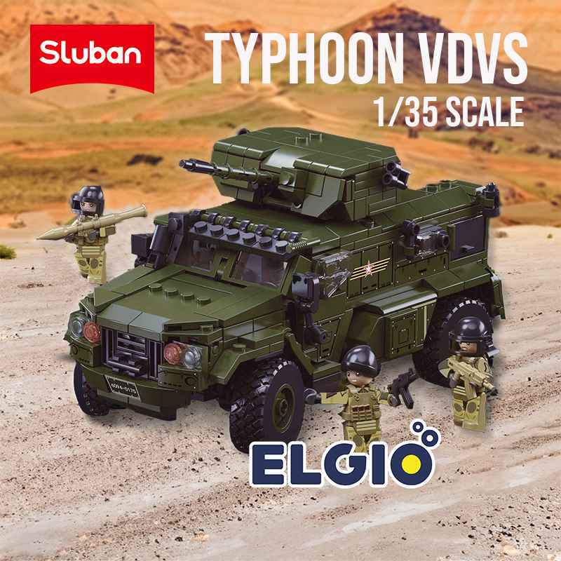 Promo Sluban Bricks Mobil Jeep Tentara Army Vdvs Armored Vehicle B1179 ...