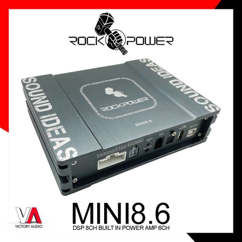 Promo Digital Sound Processor Rockpower Rock Power Mini8.6 Dsp + Power ...