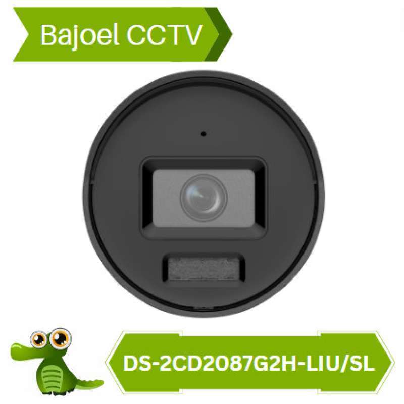 Promo Ip Cam Smart Hybrid Light Hikvision 8mp Ds-2cd2087g2h-liu/sl With Colorvu Fixed Mini ...