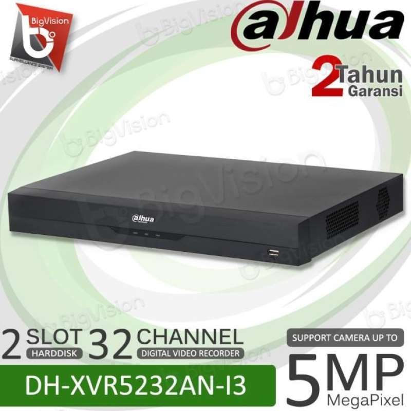 Promo Promo Dahua Dvr Dh-xvr5232an-i3 5mp 32ch Wizsense Cctv 32 Channel 2hdd Diskon 23% Di ...