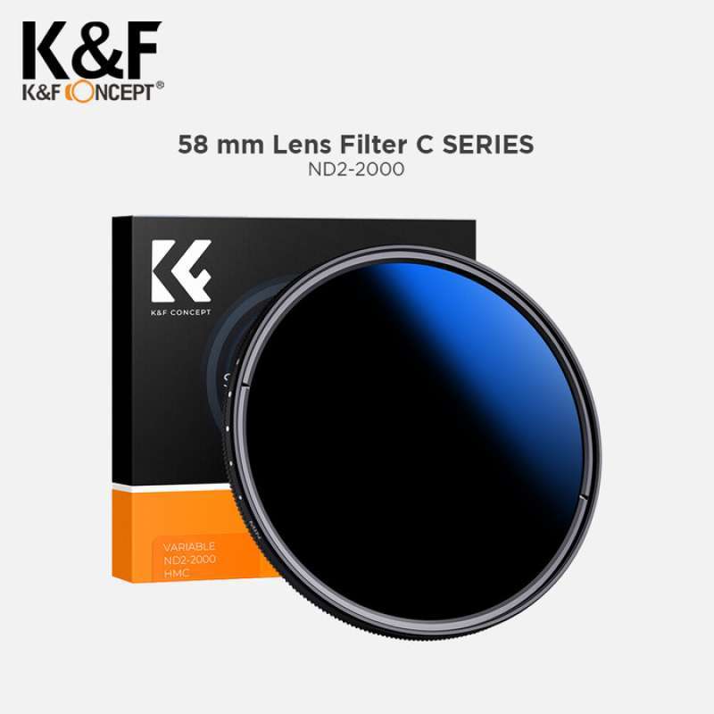 Promo Knf Concept 58mm Filter Multi Coating Nd2-2000 C-series Filter K&f Diskon 23% Di Seller ...