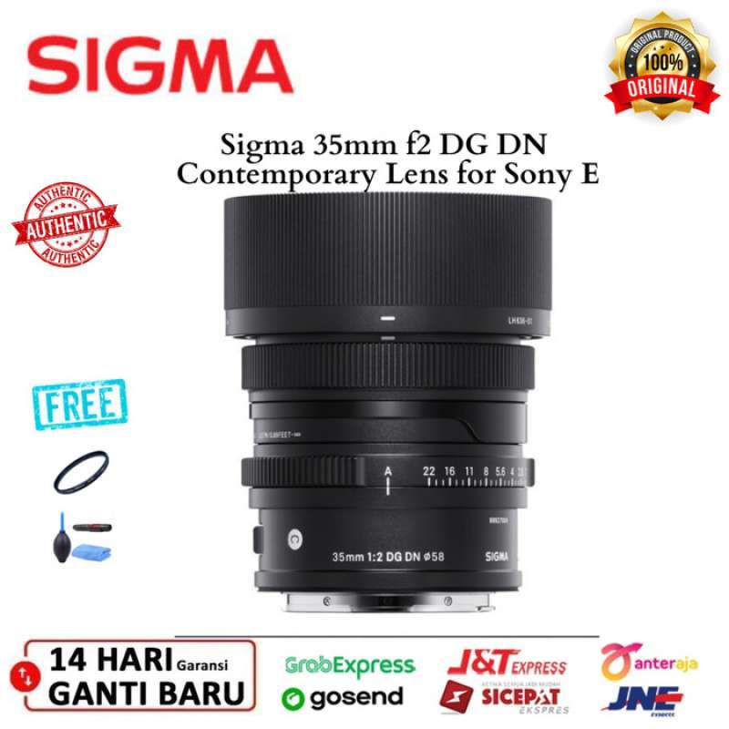Promo Sigma 35mm F2 Dg Dn Contemporary Lens For Sony E Diskon 23% Di ...