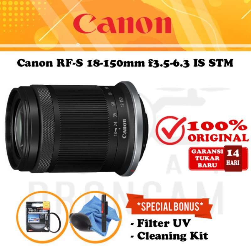 Promo Canon Rf-s 18-150mm F3.5-6.3 Is Stm Lens For Eos R - Eos Rp - Resmi Diskon 23% Di Seller ...