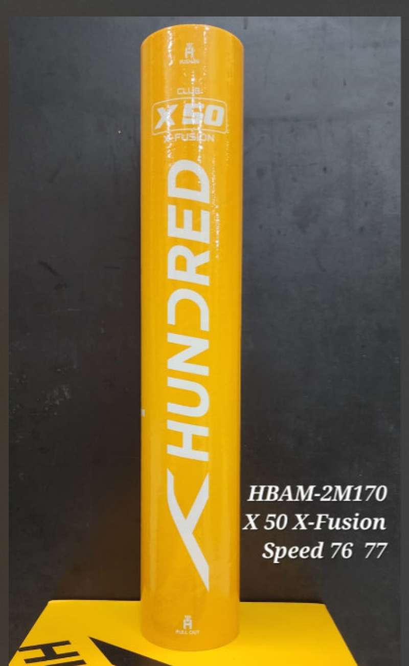 Promo Shuttle Cock Shuttlecock Cock 3 In 1 Hndrd Hundred X-50 X50 X ...