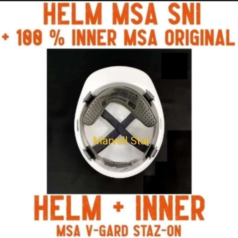 Promo Helm Msa Lokal Sni - Putih Diskon 23% Di Seller Adaperkakas Al ...