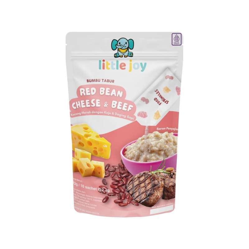 Jual Little Joy Red Bean, Cheese & Beef 22gr - Bumbu Makanan Anak Di ...