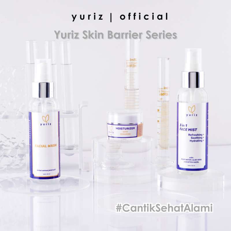 Jual Yuriz Skin Barrier Series | Moisturizer Facial Wash Face Mist Acne ...