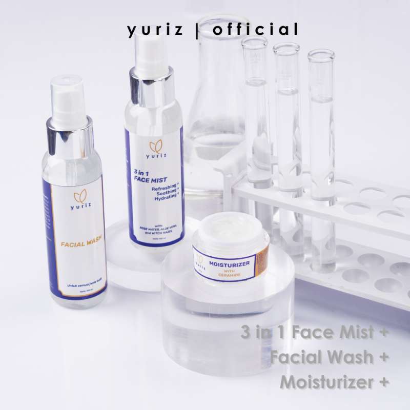 Jual Yuriz Skin Barrier Series | Moisturizer Facial Wash Face Mist Acne ...