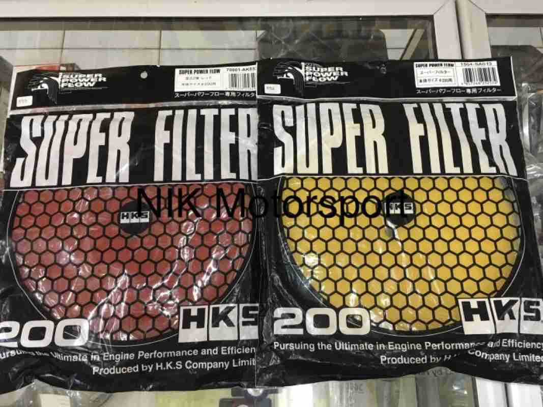 Promo Hks Refill Filter Jamur Uk.200 2 Layers Red/yellow Original Japan ...