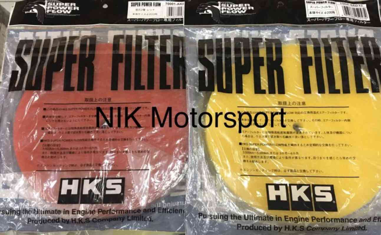 Promo Hks Refill Filter Jamur Uk.200 2 Layers Red/yellow Original Japan ...