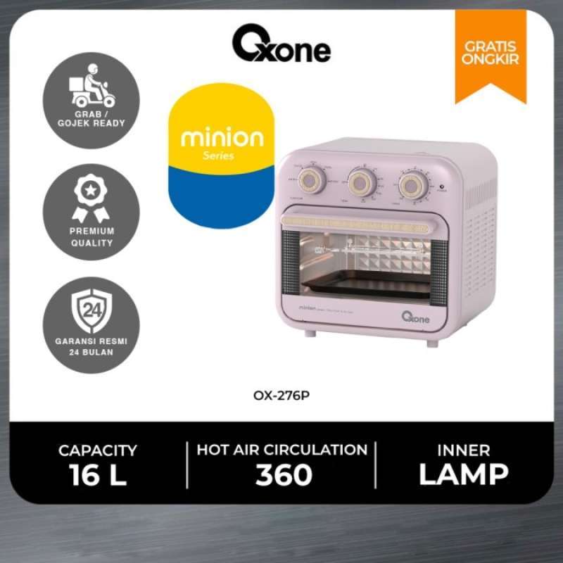Jual Oxone Ox-276 Retro Mini Oven & Air Fryer Minion Series - Pink Di ...