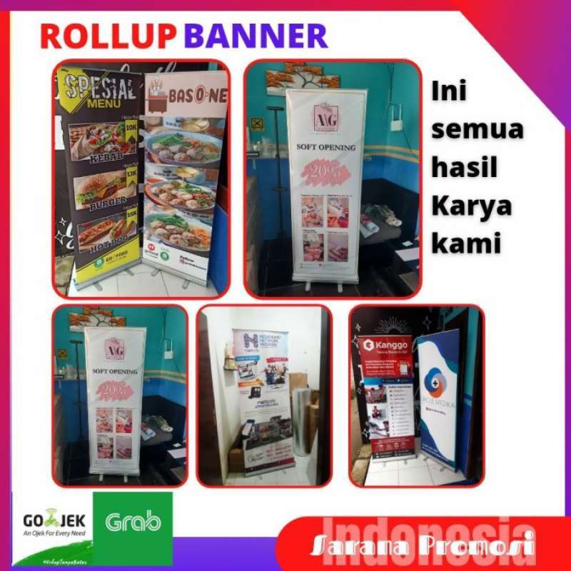 Jual Roll Up Banner Ukuran 60x160 Jabodetabek - + Flexy 440gr Di Seller ...
