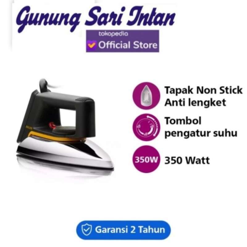 Jual Setrika Seterika Gosokan Philips Hd-1172 Khusus Gojek Di Seller ...