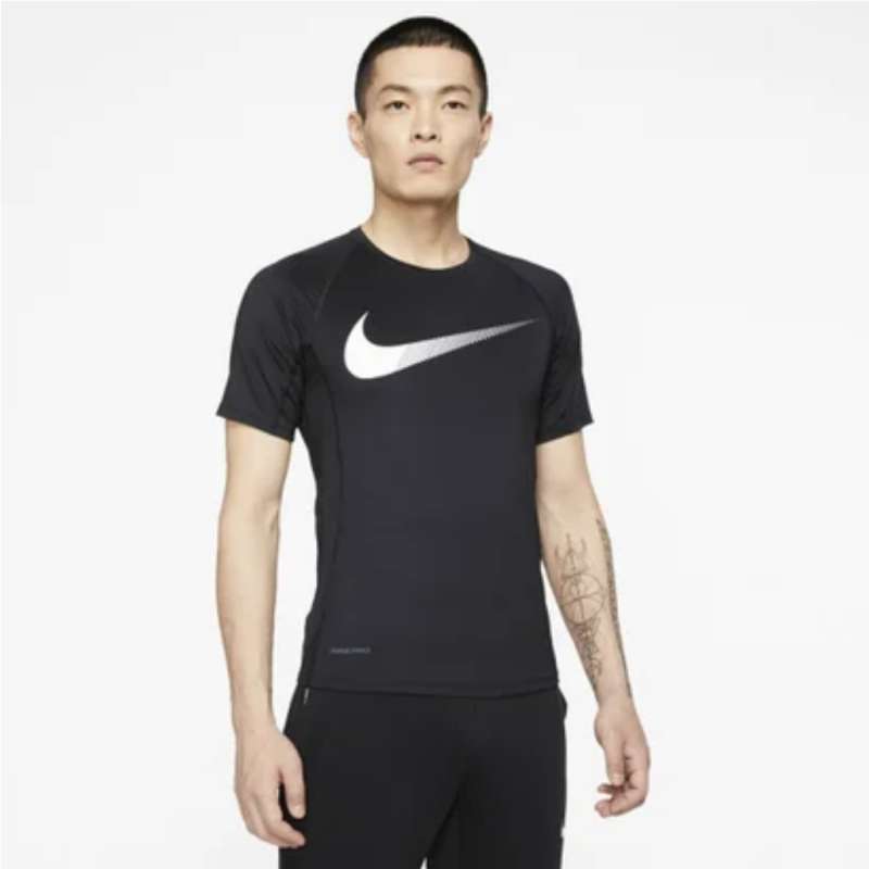 Jual Nike Pro Graphic Top Ct6393-010 M Np Ss Slim Gfx Baju Original 100 ...