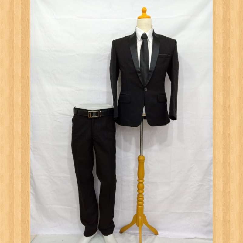 Jual Setelan Jas Tuxedo Single Breasted Pria Kerja Kantor Formal Di ...