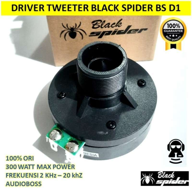 Jual Driver Tweeter Black Spider Bs D1 300 Watt Treble Tuiter Lapangan ...