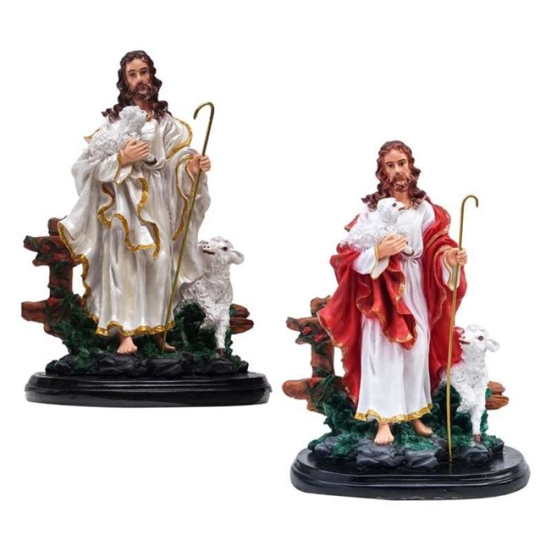 Promo Patung Tuhan Yesus Gembala Mutiara Lis Gold 26cm-patung Rohani ... Promo Patung Tuhan Yesus Gembala Mutiara Lis Gold 26cm-patung Rohani ...