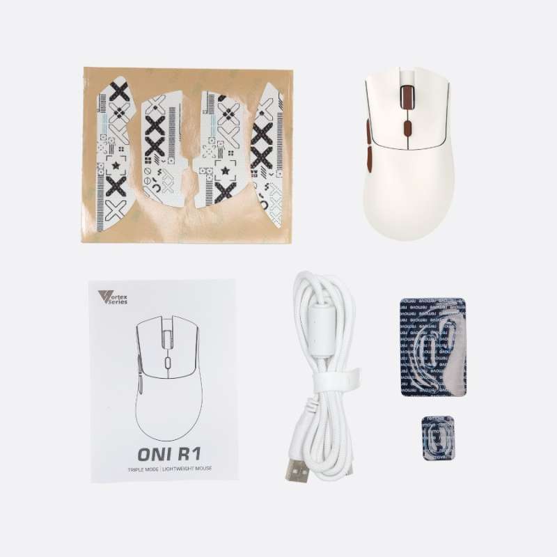 Jual Vortexseries Oni R1 / R-1 Wireless Gaming Mouse Lightweight Ergonomic - Beige Di Seller ...