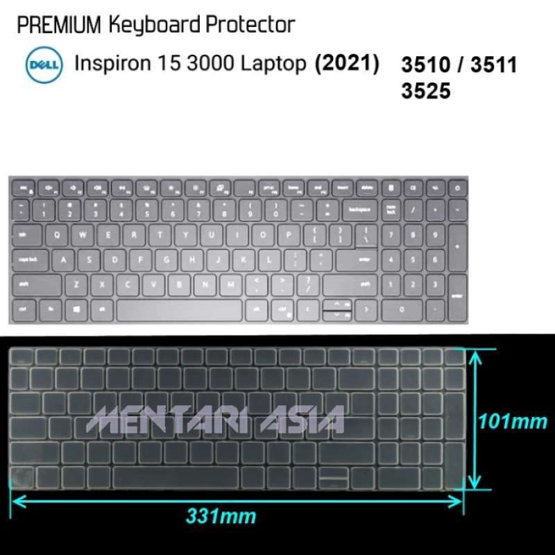 Promo Keyboard Tector Dell Inspiron 15 3510 3511 3525 (2021) - Cl ...