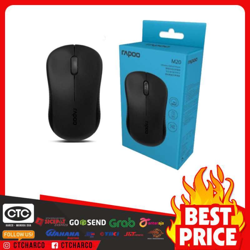 Promo Mouse Rapoo M20 Wireless / Mouse Diskon 23% Di Seller Lepimu ...