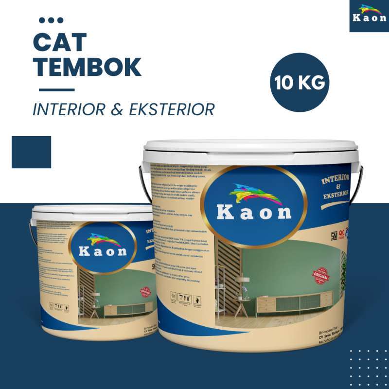 Promo Cat Tembok Kaon 10kg Premium Interior Dan Eksterior - Yellow ...