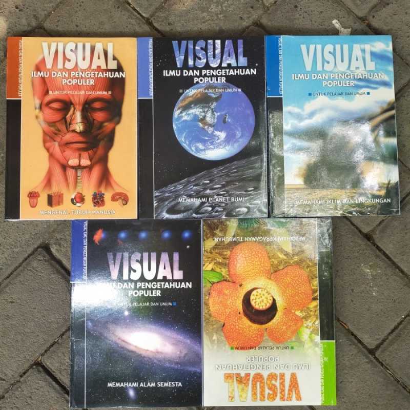 Jual Buku Visual Ilmu Dan Pengetahuan Populer 1 Set Isi 5 Buku Di ...