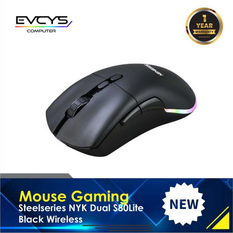Promo Mouse Gaming Wireless Nyk Dual S80lite Black Diskon 23% Di Seller ...