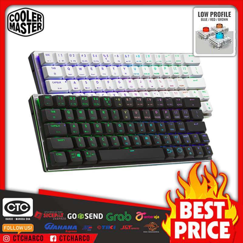 Promo Keyboard Gaming Master Masterkeys Sk622 Wireless 60% Mechanical ...