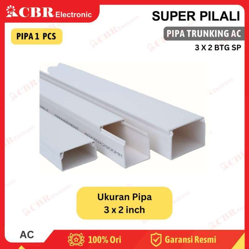 Jual Pipa Trunking Ac Super Pilali 2x2 / 3x2 / 1 Inch Di Seller Cbr ...