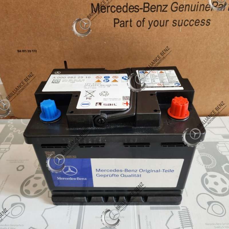 Promo Aki Accu Mercedes Benz 60ah 12v W123 W124 W204 W205 W245 W168 ...