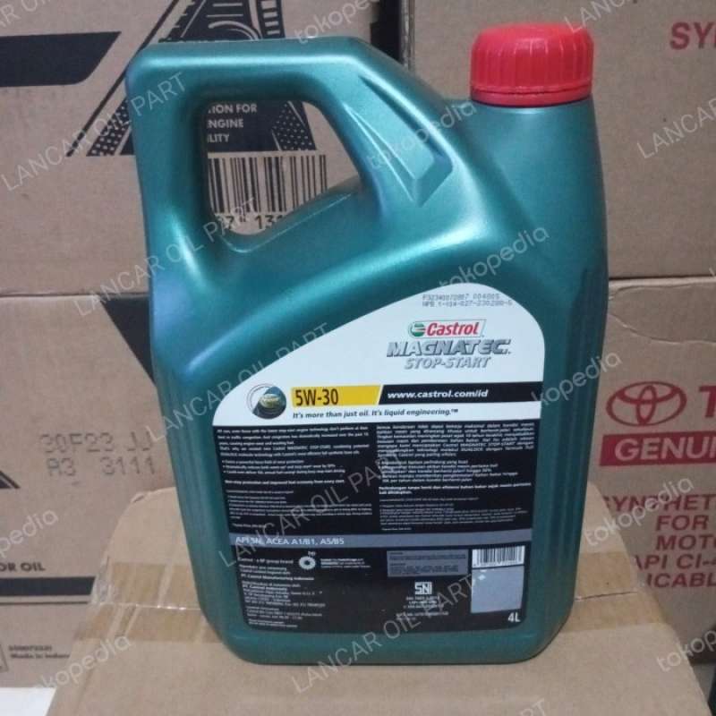 Promo Oli Mobil, Castrol Magnatec Stop Star Sae 5w-30 Kemasan 4 Liter Diskon 23% Di Seller ...